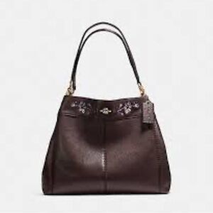 Coach | Bags | Elegant Coach Lexi Brown Leather Womens Bag | Poshmark